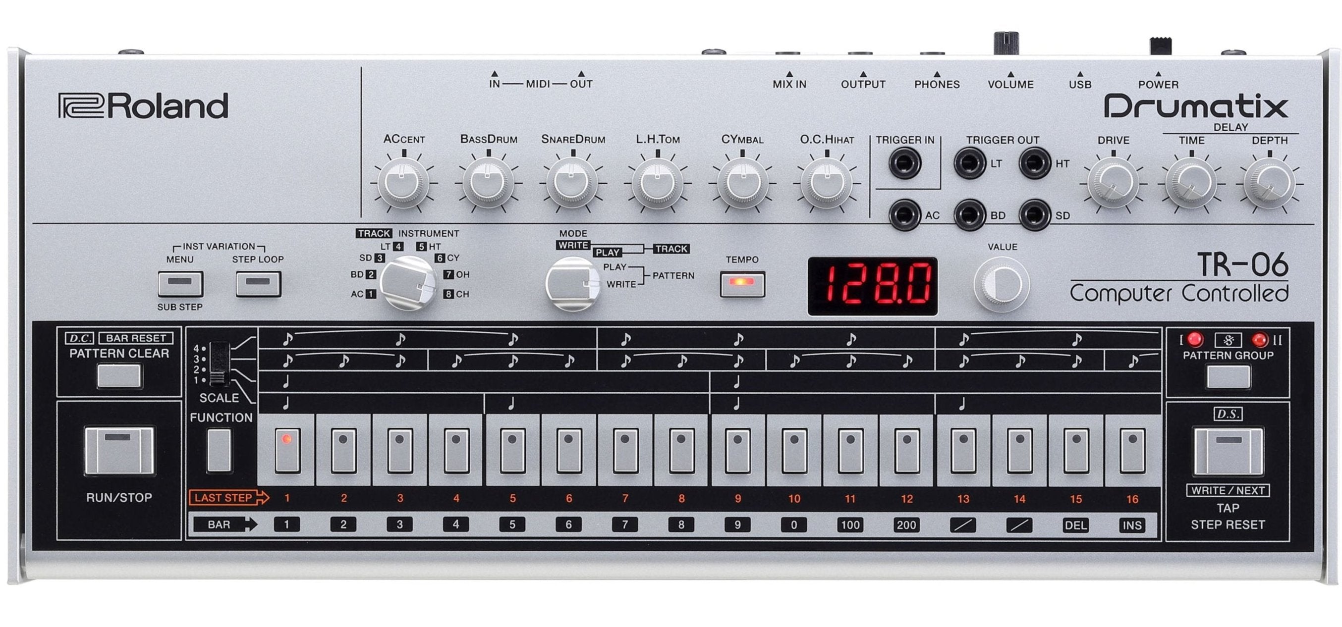 Roland TR-06 Rhythm Composer Based OnTR-606 – Roland Store London