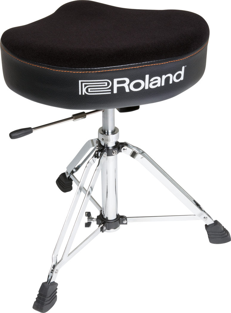 Roland RDT-SHV-E Saddle Drum Throne, Vinyl Seat, Hydraulic Base (UK ...