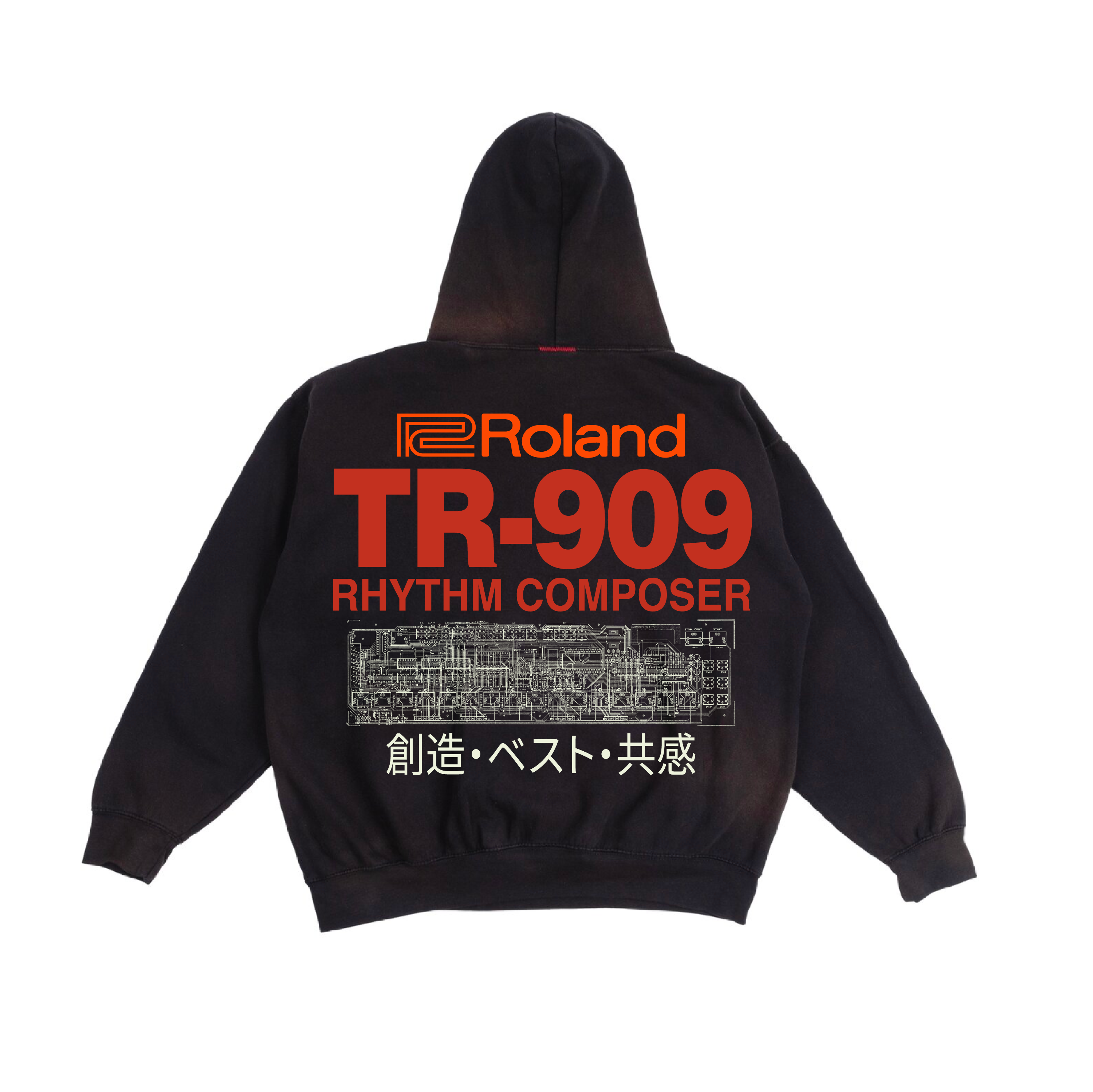 Roland Creation TR-909 Hoodie – Roland Store London
