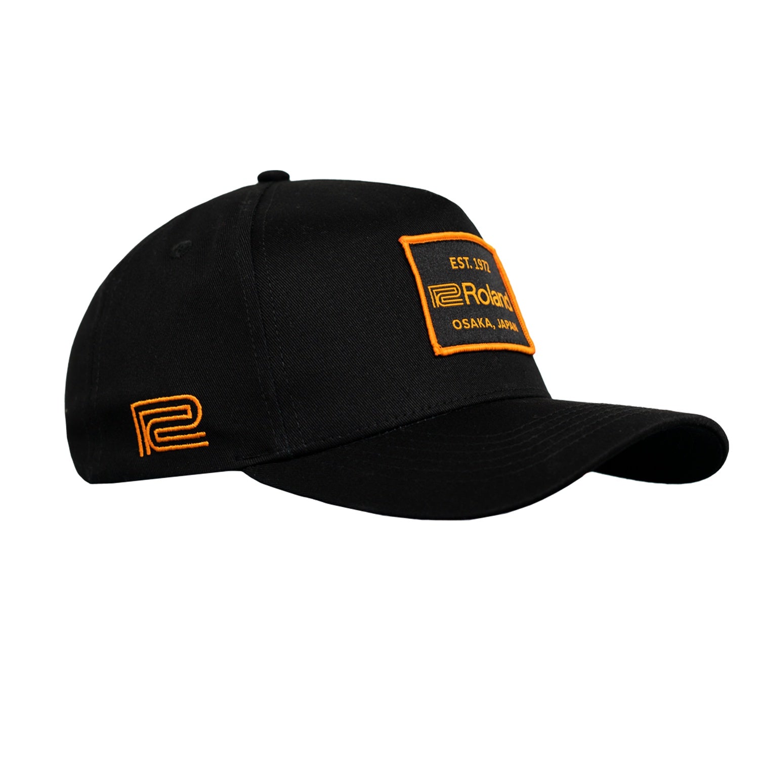 Roland EST. 1972 5 Panel Hat, Black/OS – Roland Store London